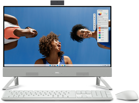 Dell Inspiron 5430 AIO Pearl White | 23.8inch FHD | Intel Core 7 150U